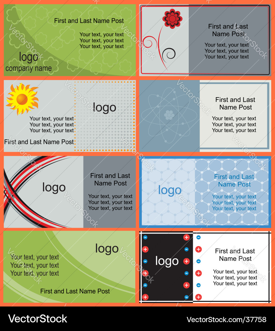 Cards Royalty Free Vector Image - VectorStock