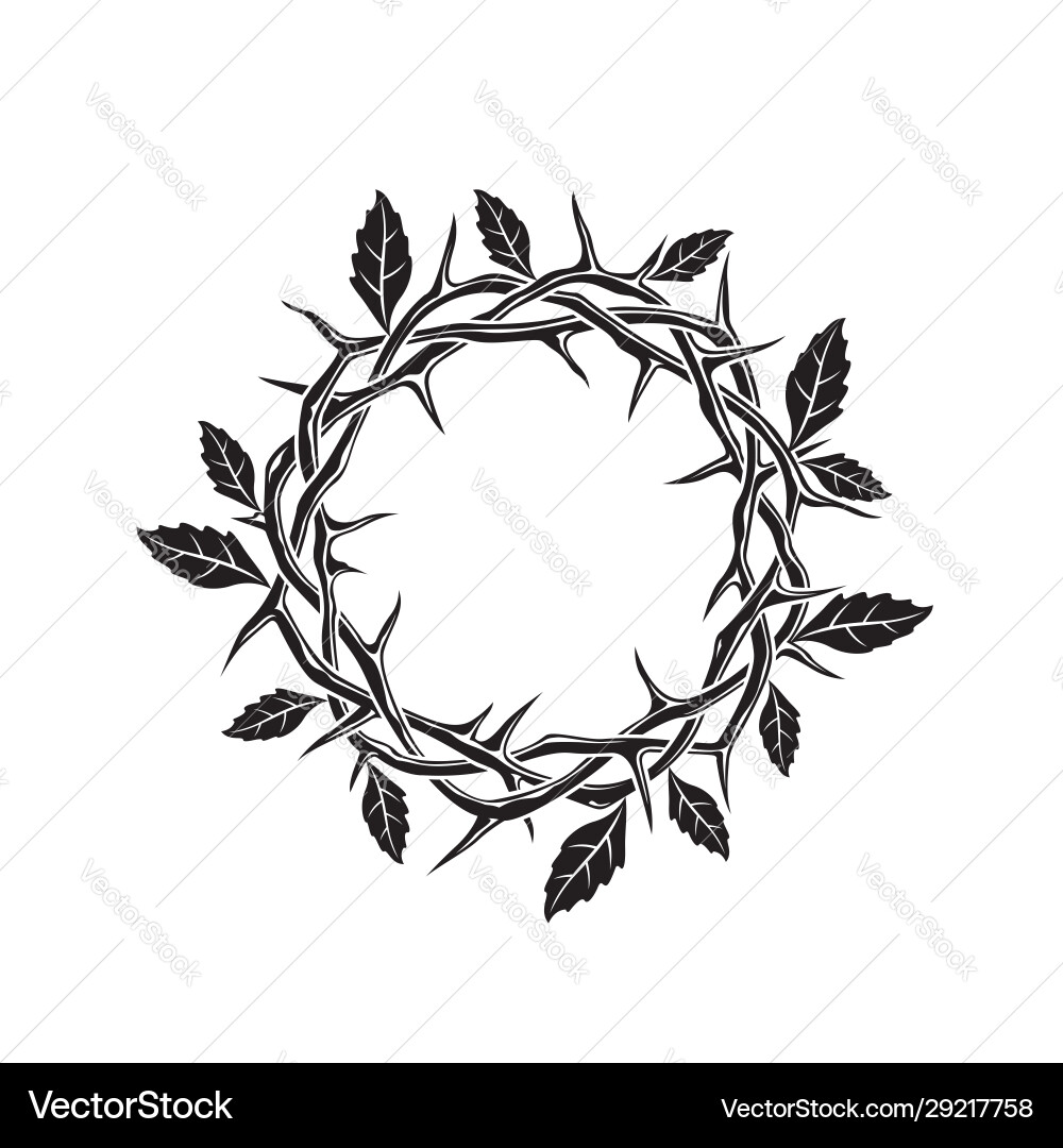 Crown thorns image Royalty Free Vector Image - VectorStock
