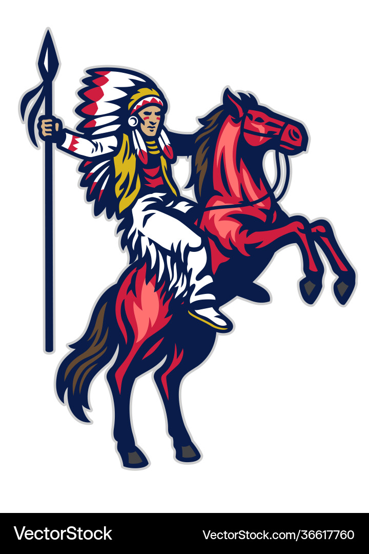 Indian Riding Horse Vector Images (over 320)