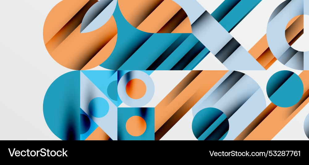 Geometric neo patterns abstract background Vector Image