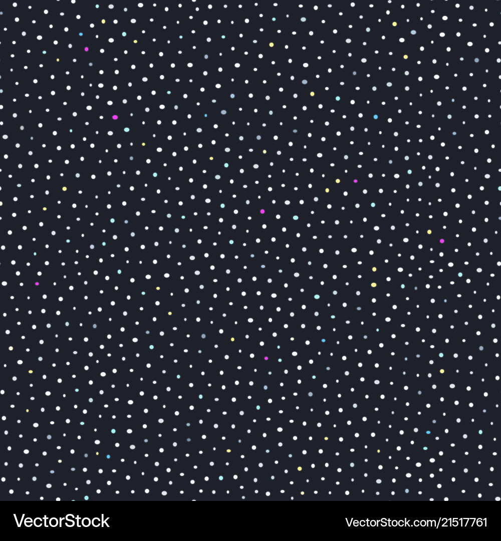 Space points seamless pattern Royalty Free Vector Image