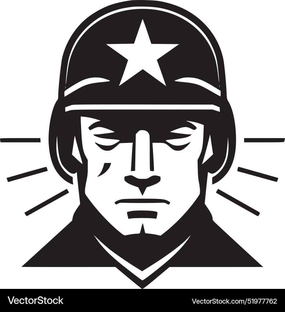 Army - minimalist and simple silhouette Royalty Free Vector