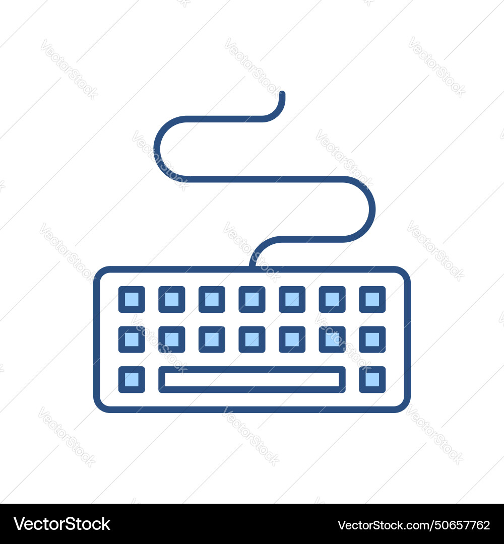 Keyboard related icon Royalty Free Vector Image