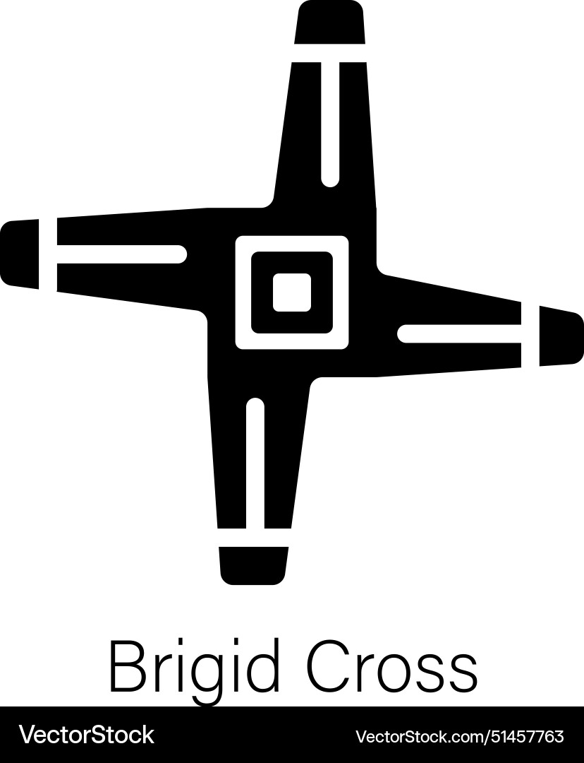 Brigid cross Royalty Free Vector Image - VectorStock