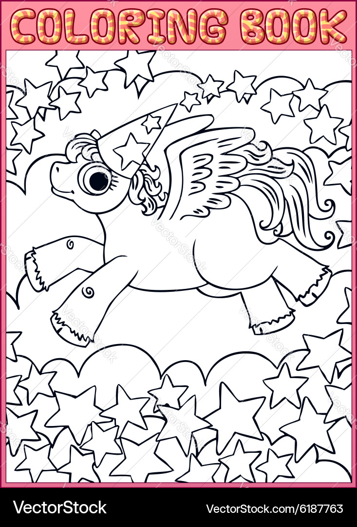 Coloring book page Royalty Free Vector Image - VectorStock