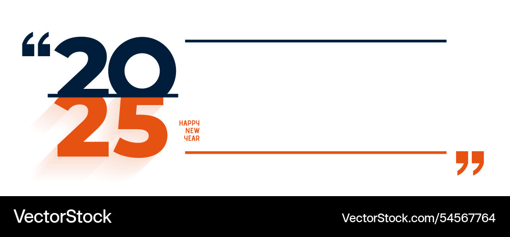 2025 new year event banner with text space Vector Image