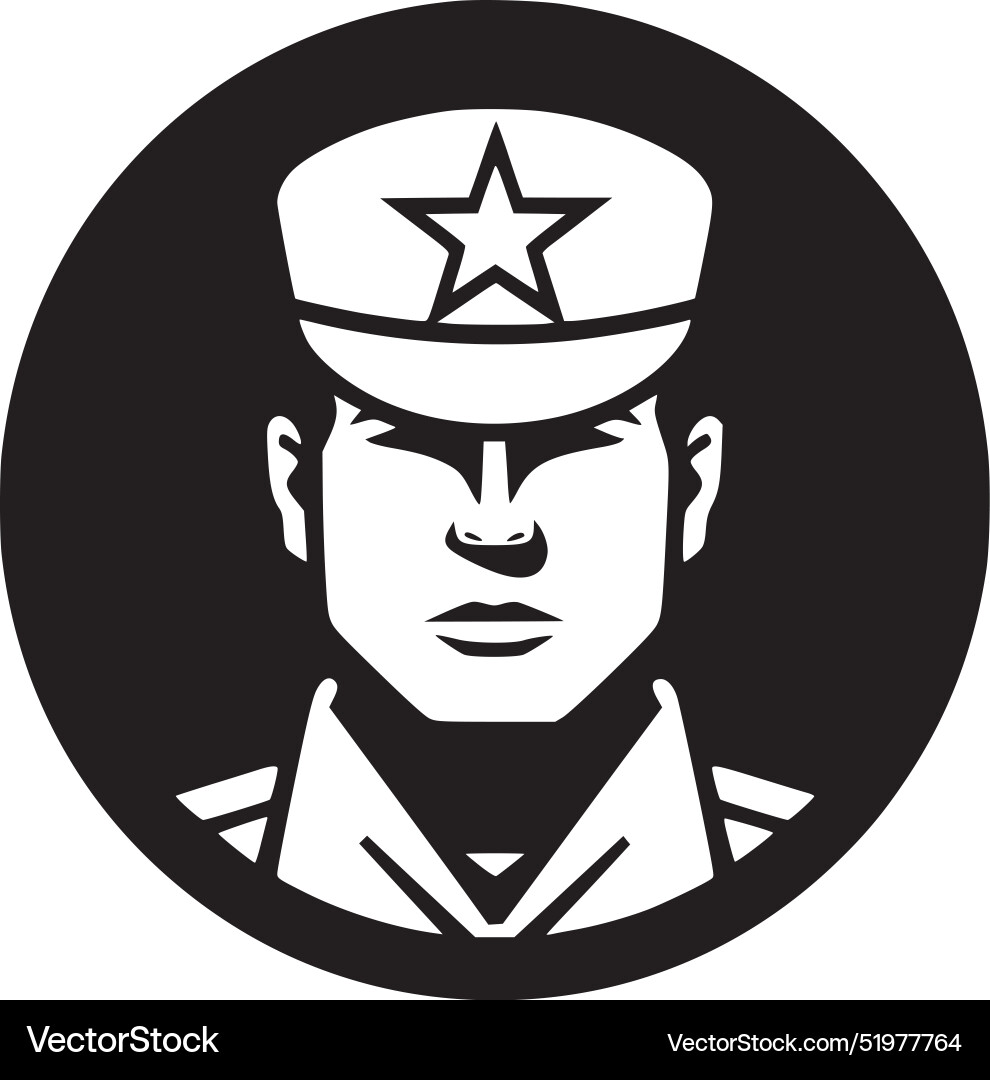 Army - minimalist and simple silhouette Royalty Free Vector