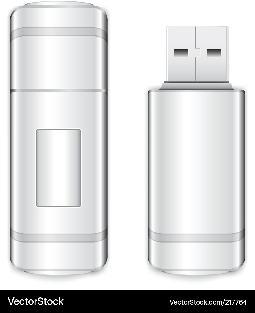 Flash drive Royalty Free Vector Image - VectorStock