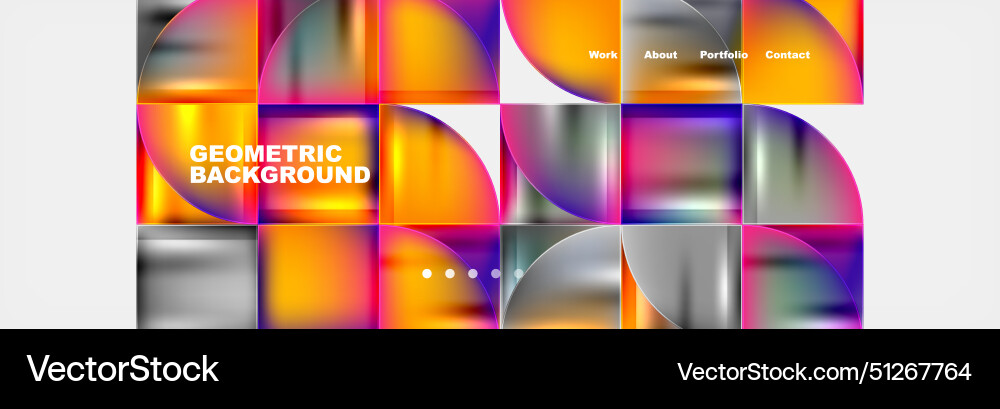 Trendy simple round triangle and circle with Vector Image