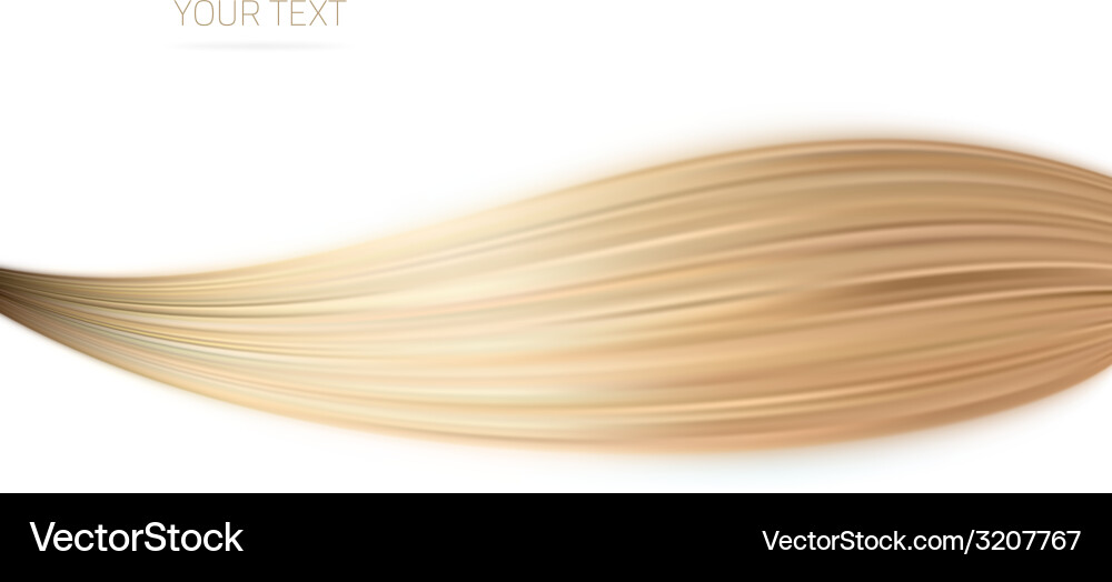 Blonde Hair Background Royalty Free Vector Image