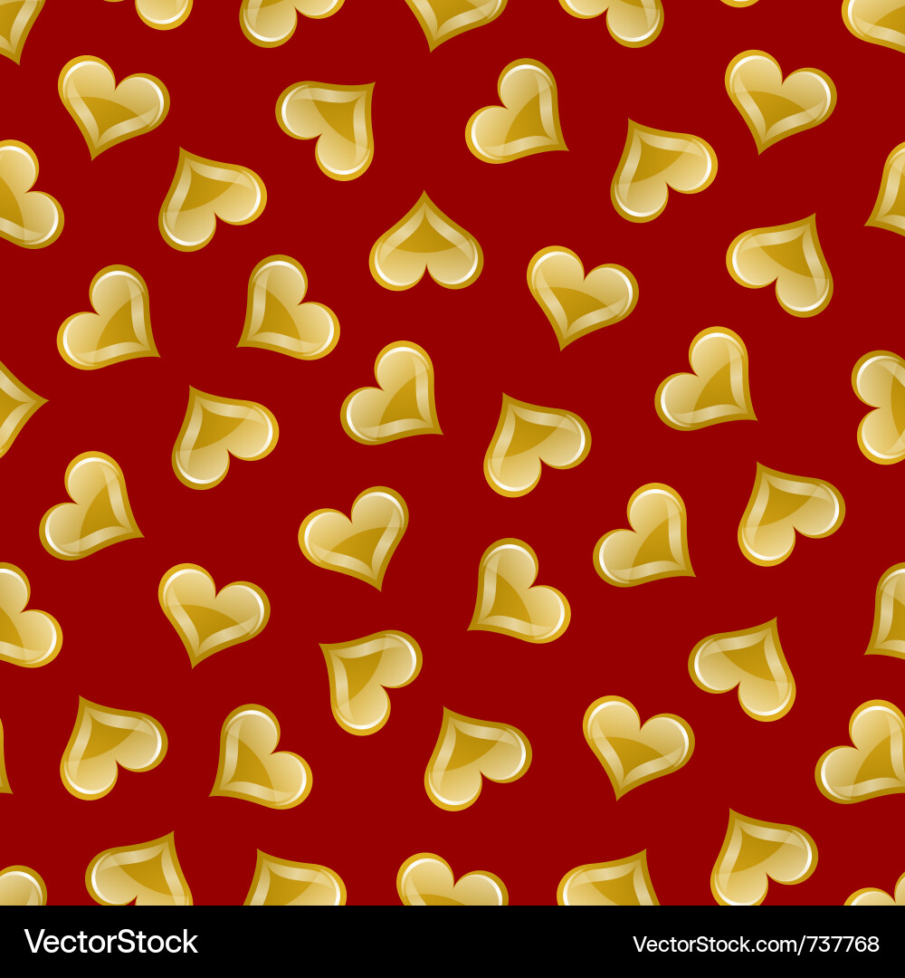 Romantic Heart Pattern Royalty Free Vector Image