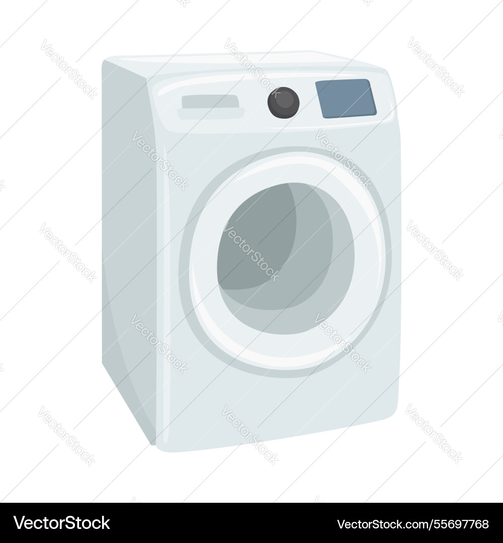 Wash machine sign emoji icon Royalty Free Vector Image