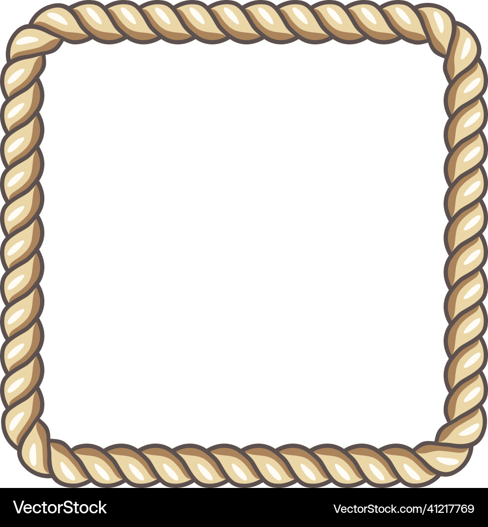 Rope Border Vector