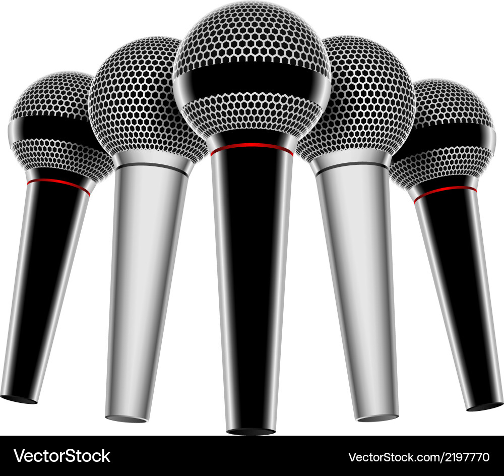 Microphone Royalty Free Vector Image - VectorStock
