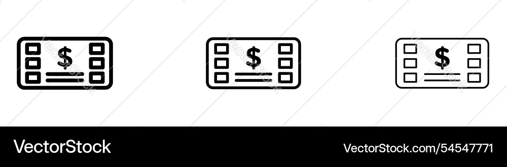 Bonds icon Royalty Free Vector Image - VectorStock