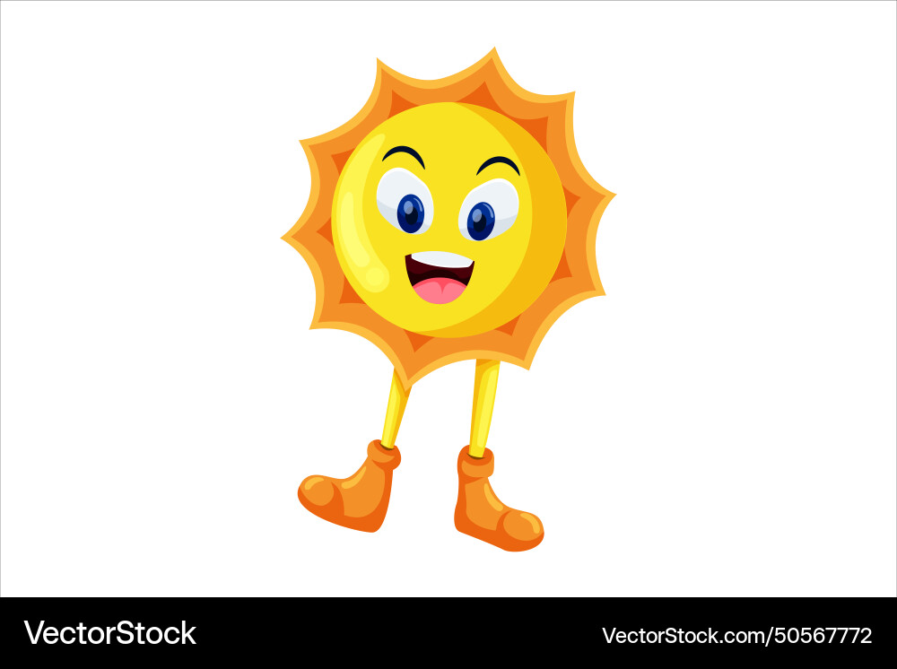 Solar system character design Royalty Free Vector Image