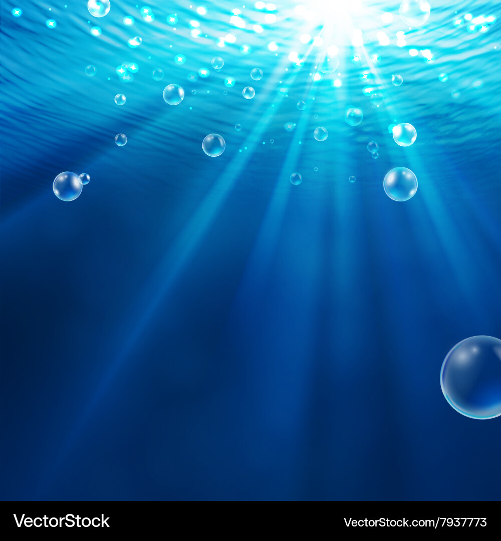 Abstract underwater background Royalty Free Vector Image