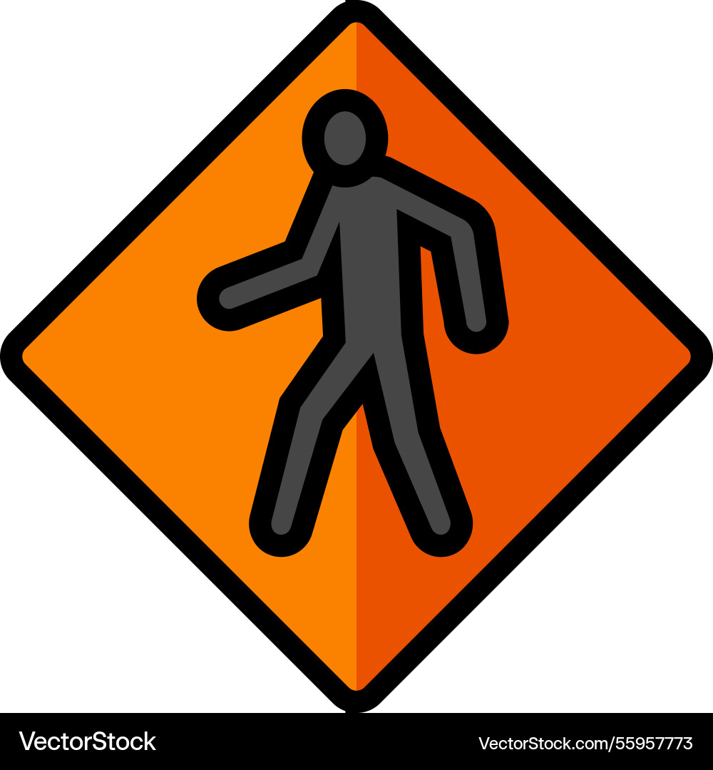 Pedestrians crossing car driving obstacles color Vector Image
