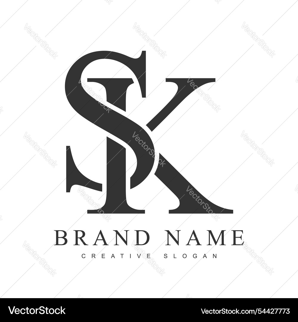Letter Sk Logo Vector Images (over 2,400)
