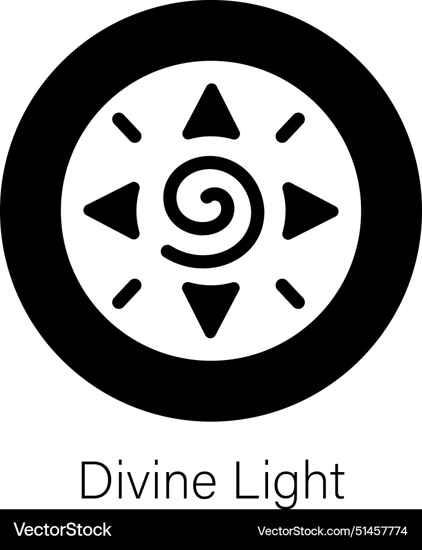 Divine light Royalty Free Vector Image - VectorStock