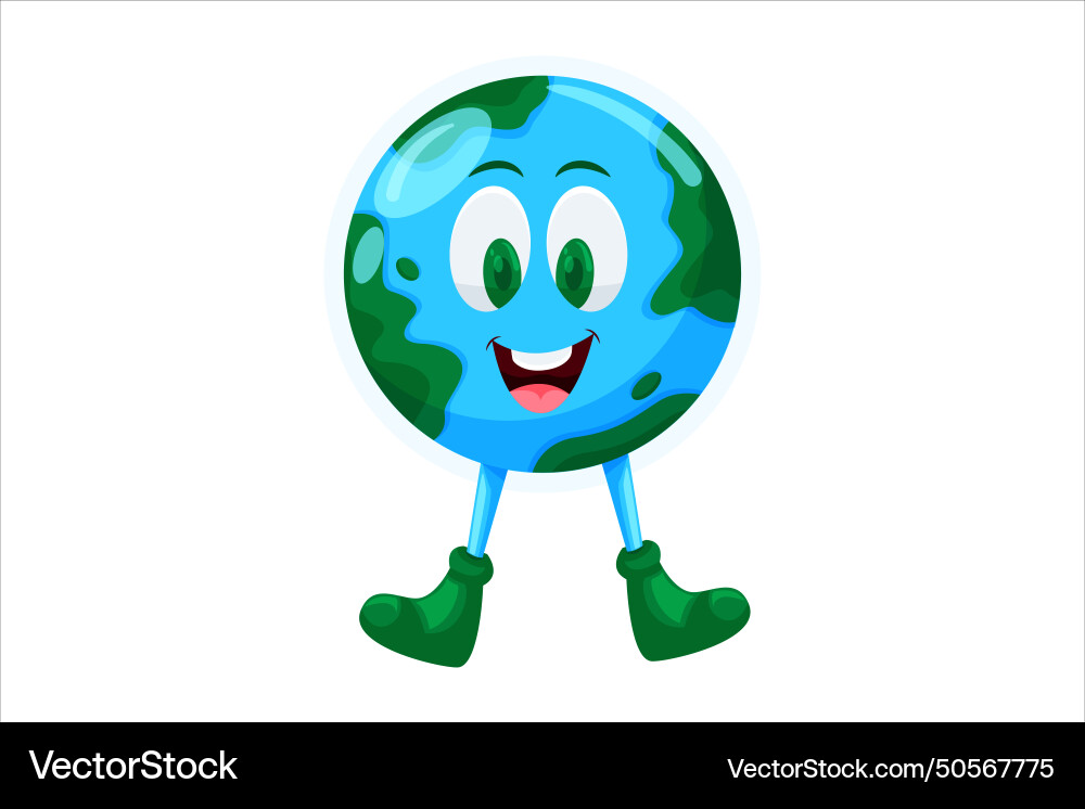 Solar system character design Royalty Free Vector Image