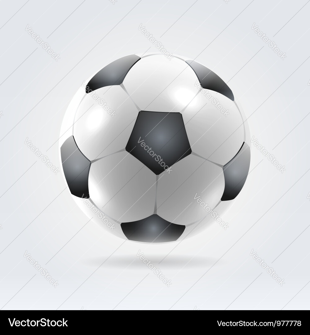 Soccer ball Royalty Free Vector Image - VectorStock