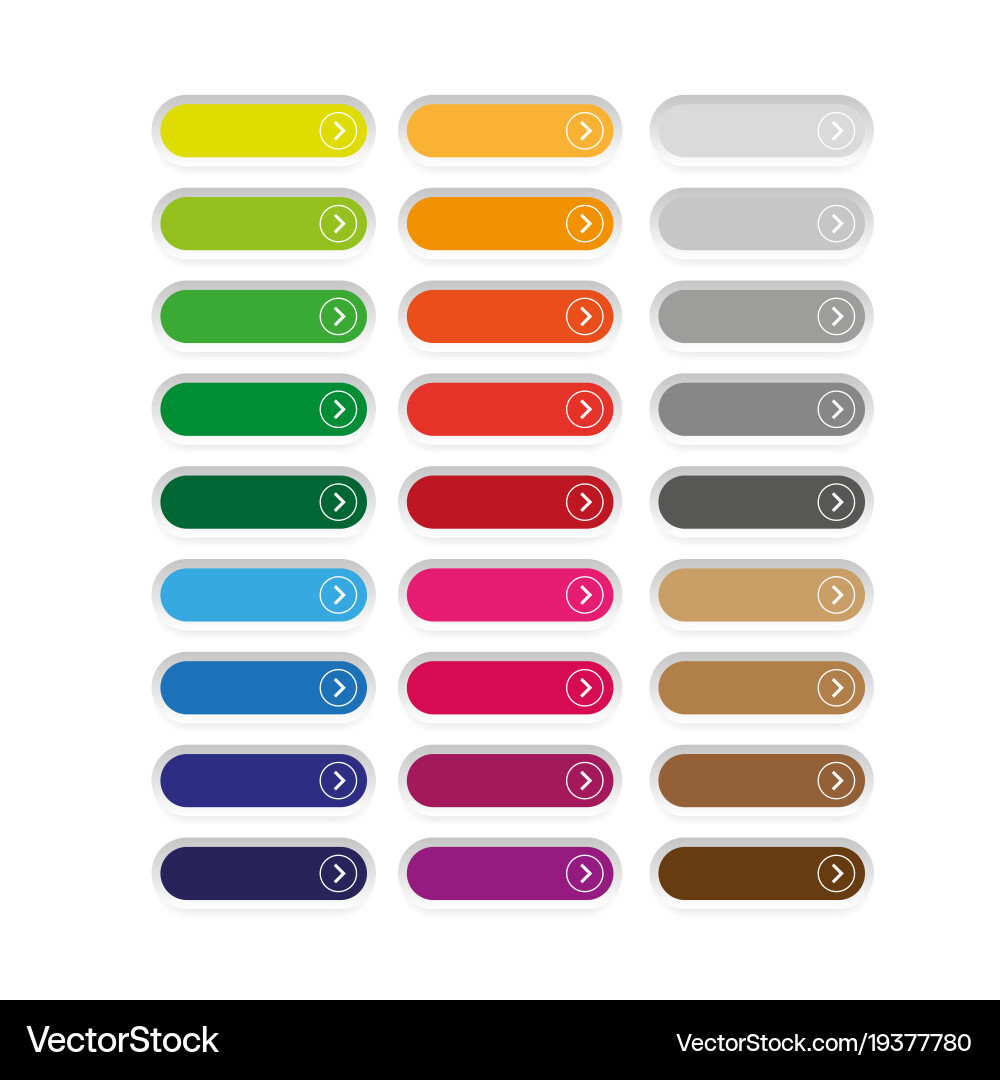 Empty web button set Royalty Free Vector Image