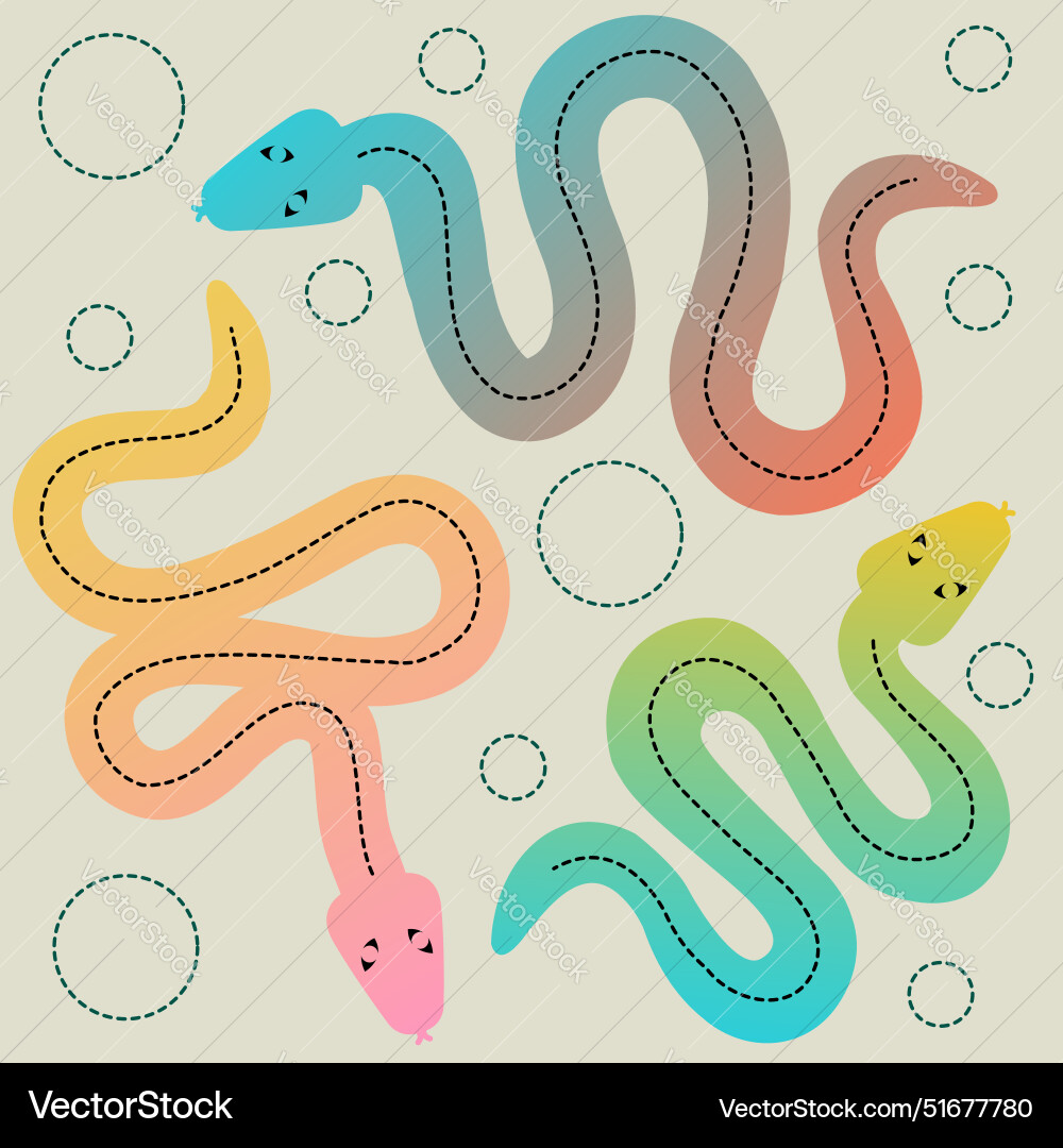 Esoteric mystic occult magical sacral snakes Vector Image