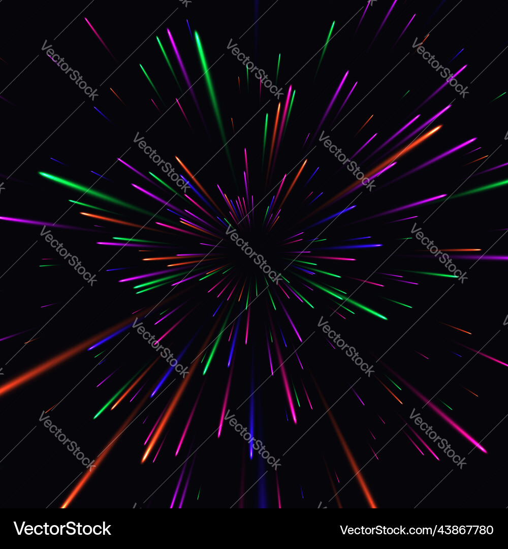 High speed explosion effect Royalty Free Vector Image