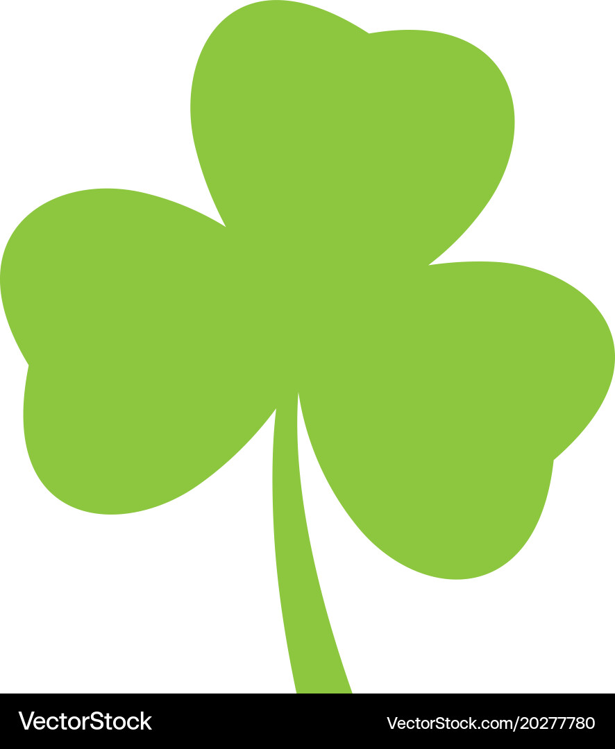 Shamrock icon Royalty Free Vector Image - VectorStock