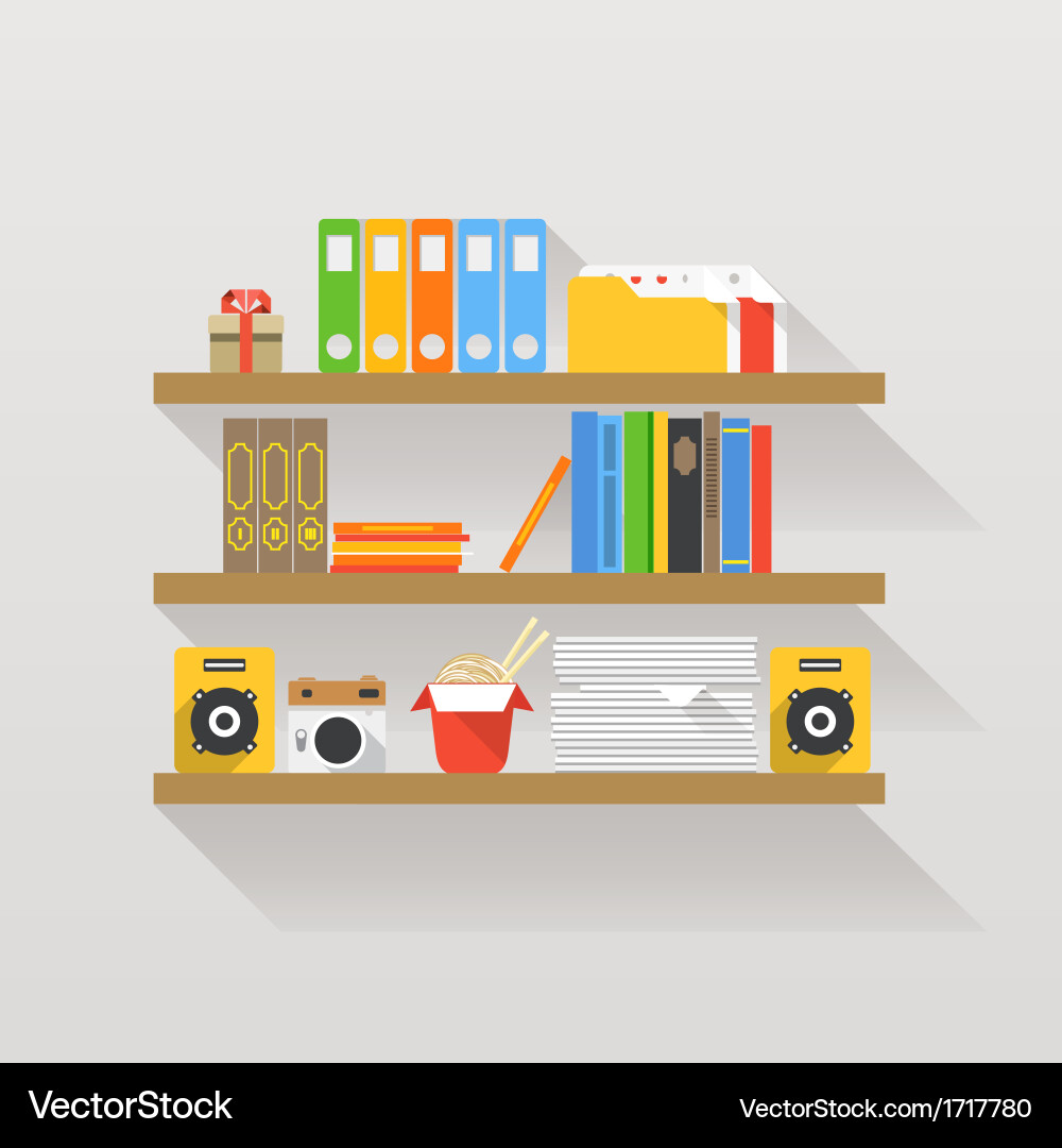 Shelves Royalty Free Vector Image - VectorStock