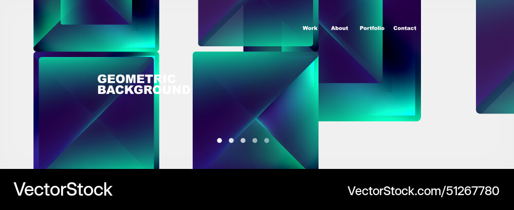 Triangle minimal web site page background design Vector Image