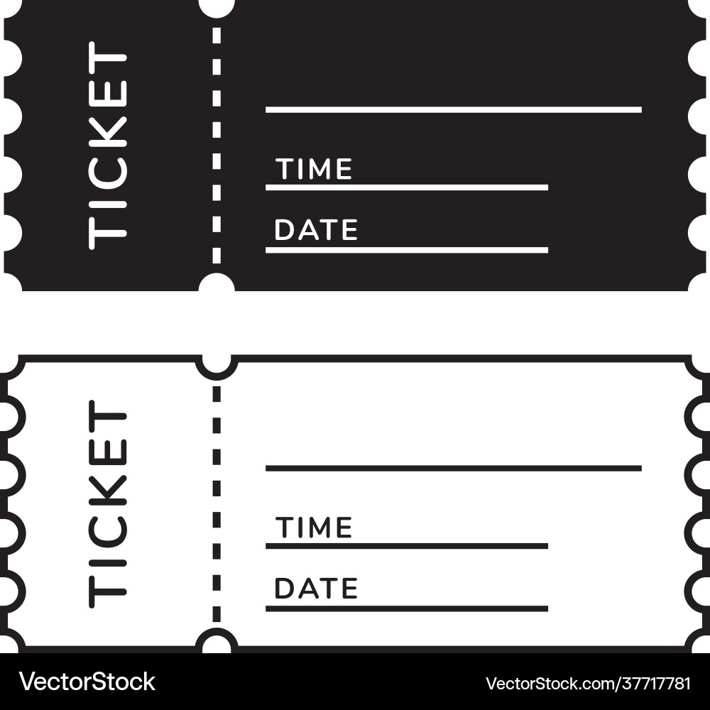 Event ticket Royalty Free Vector Image - VectorStock