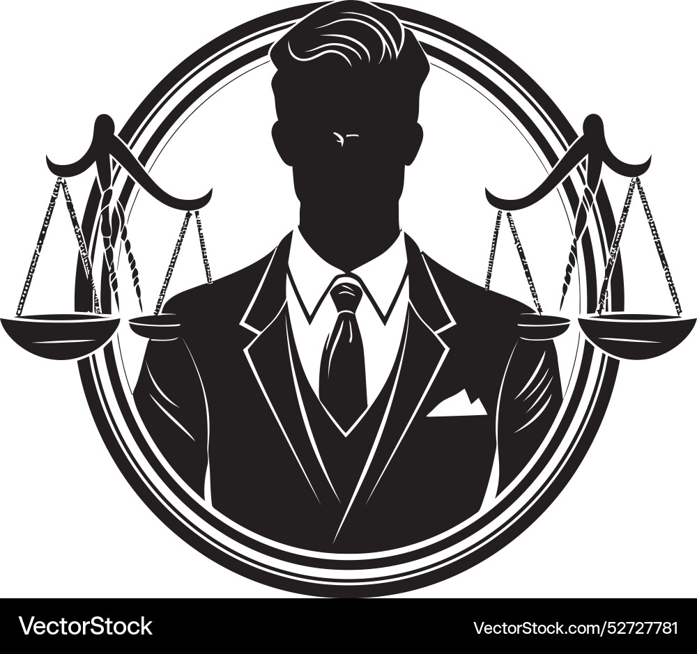 Landmark cases in constitutional law shaping Vector Image