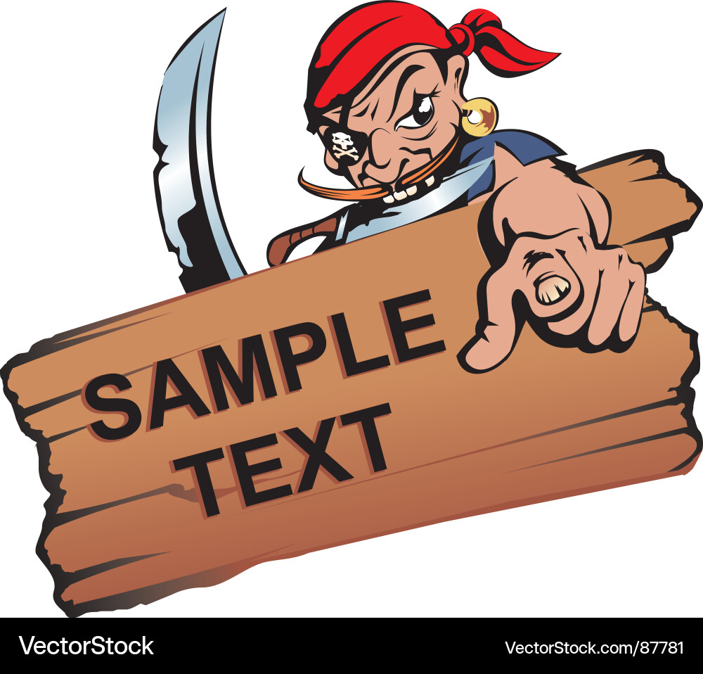 Pirate Royalty Free Vector Image - VectorStock