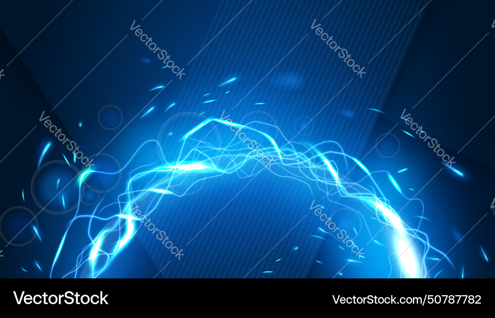 Lightning trail background elegant line spin Vector Image