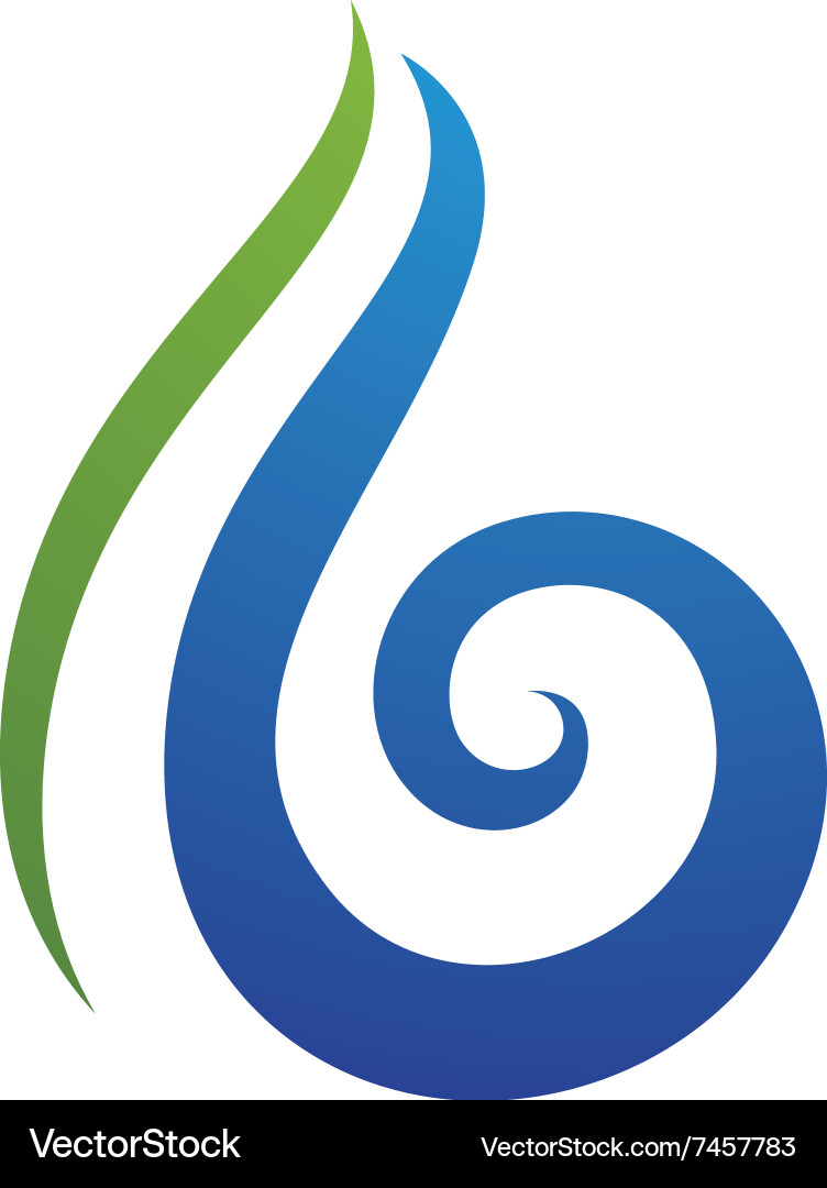 B smoke logo Royalty Free Vector Image - VectorStock