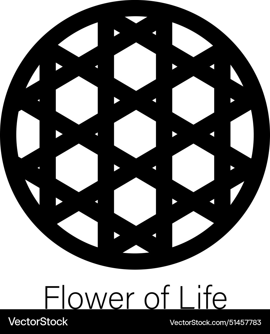Flower of life Royalty Free Vector Image - VectorStock
