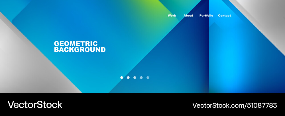 Geometric background with electric blue Royalty Free Vector