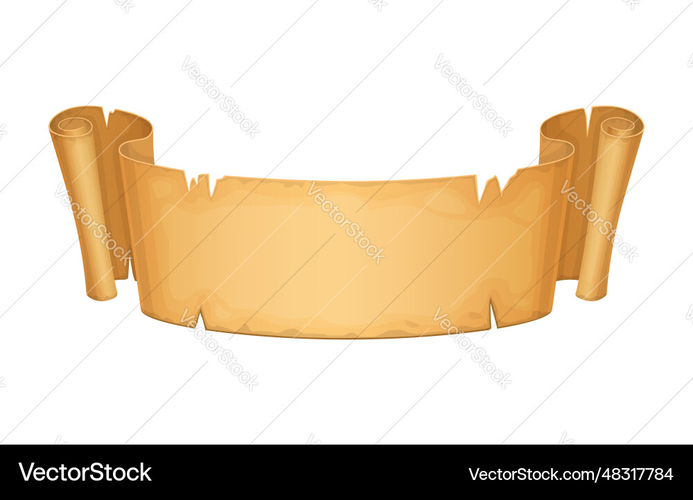 Old manuscript ancient parchment papyrus scroll Vector Image