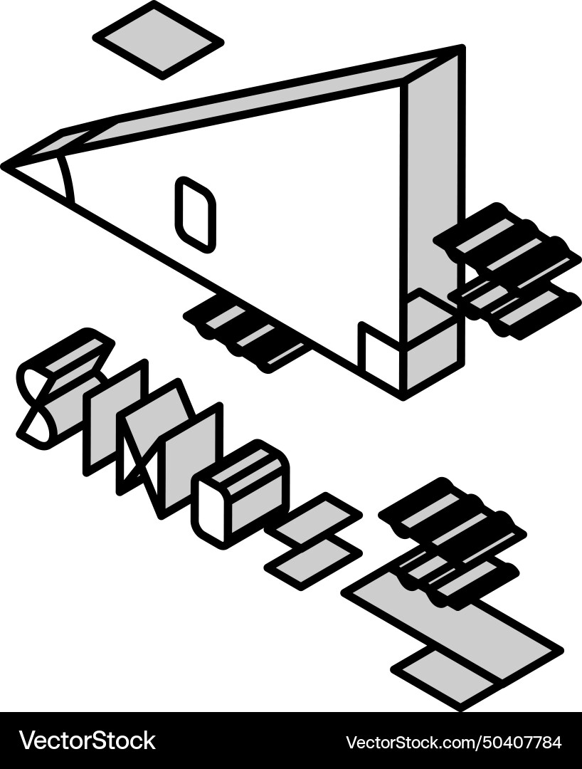 Trigonometry math science education isometric icon