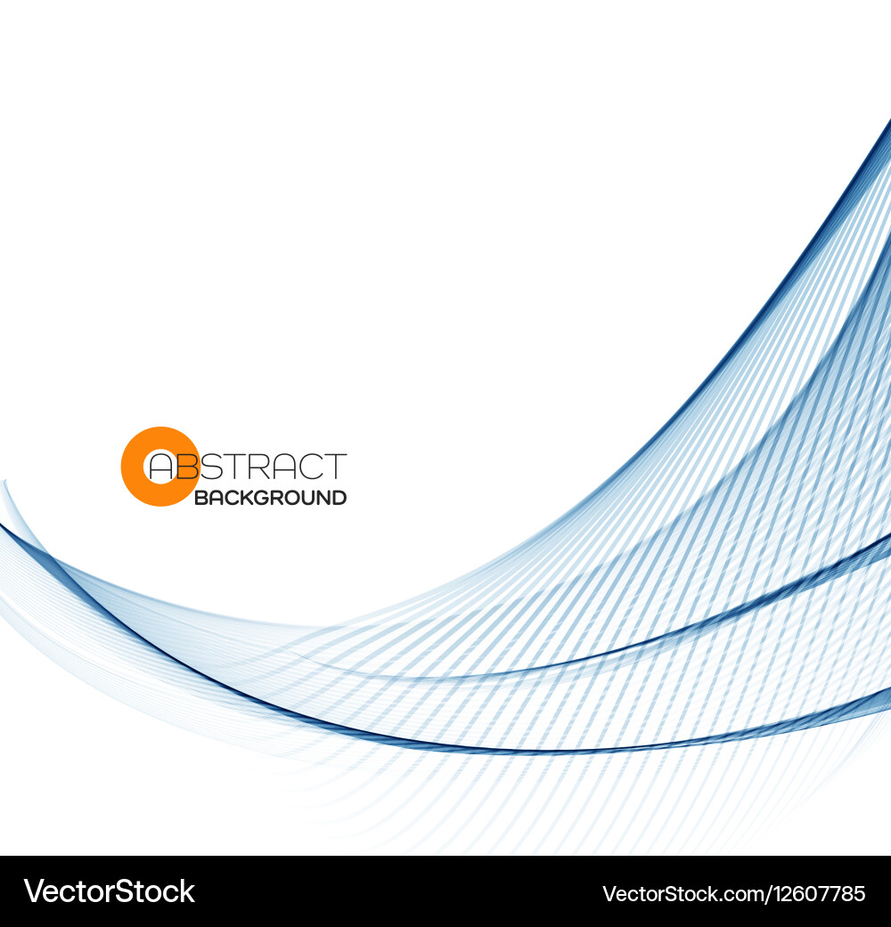 Abstract color wave design element Royalty Free Vector Image