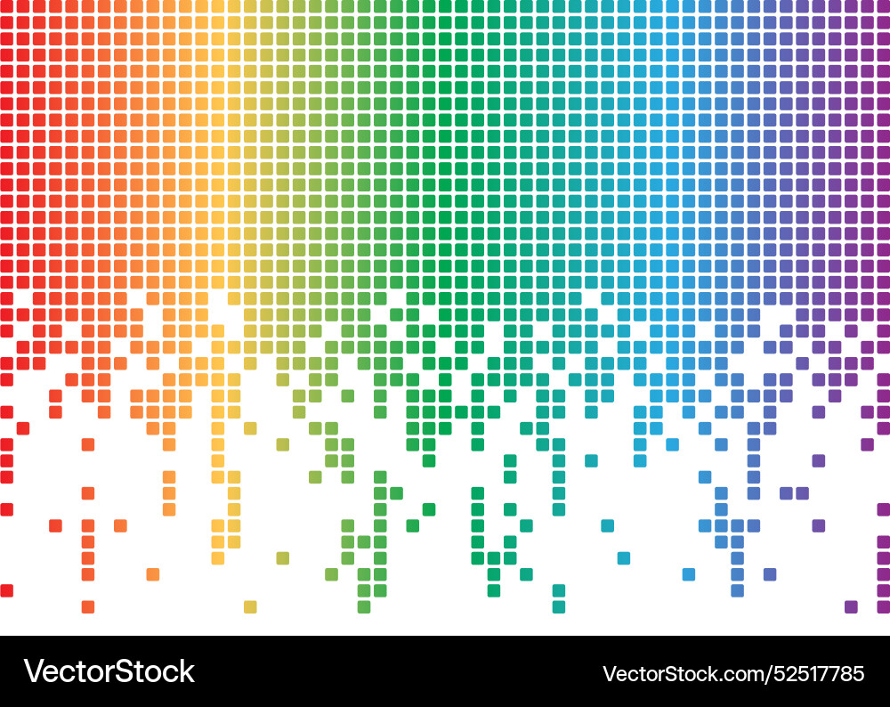 Digital pixel drip background – Royalty-Free Vector | VectorStock