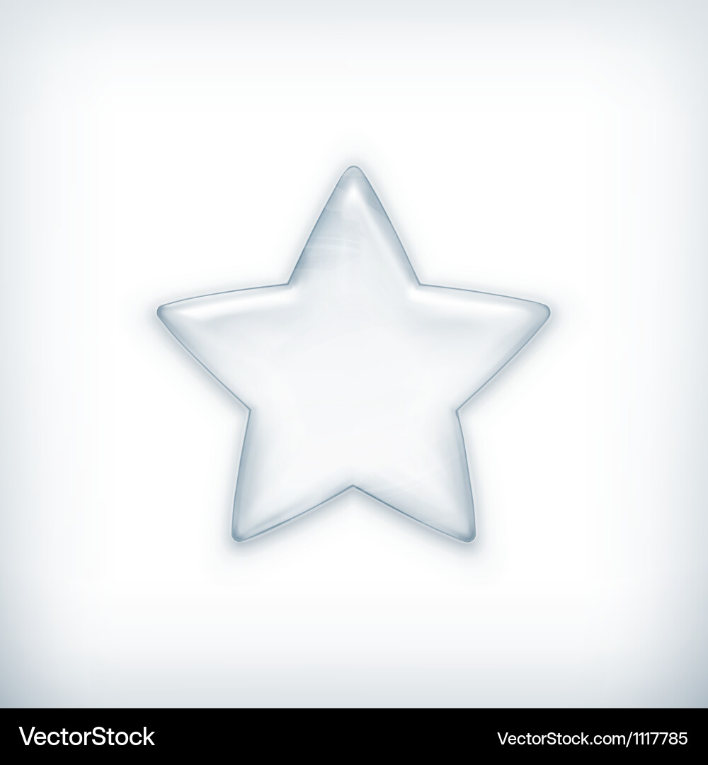 White star Royalty Free Vector Image - VectorStock