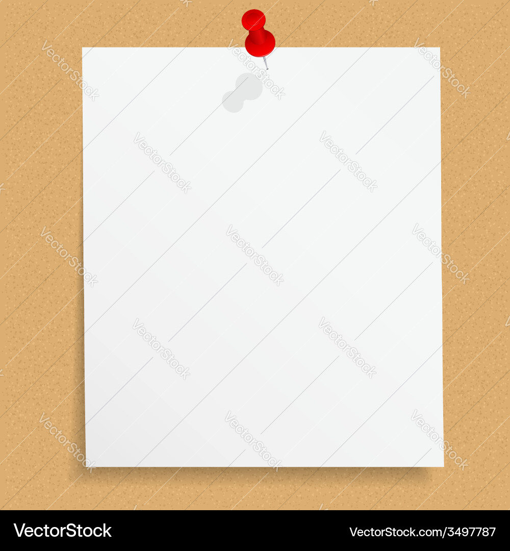 Paper note Royalty Free Vector Image - VectorStock