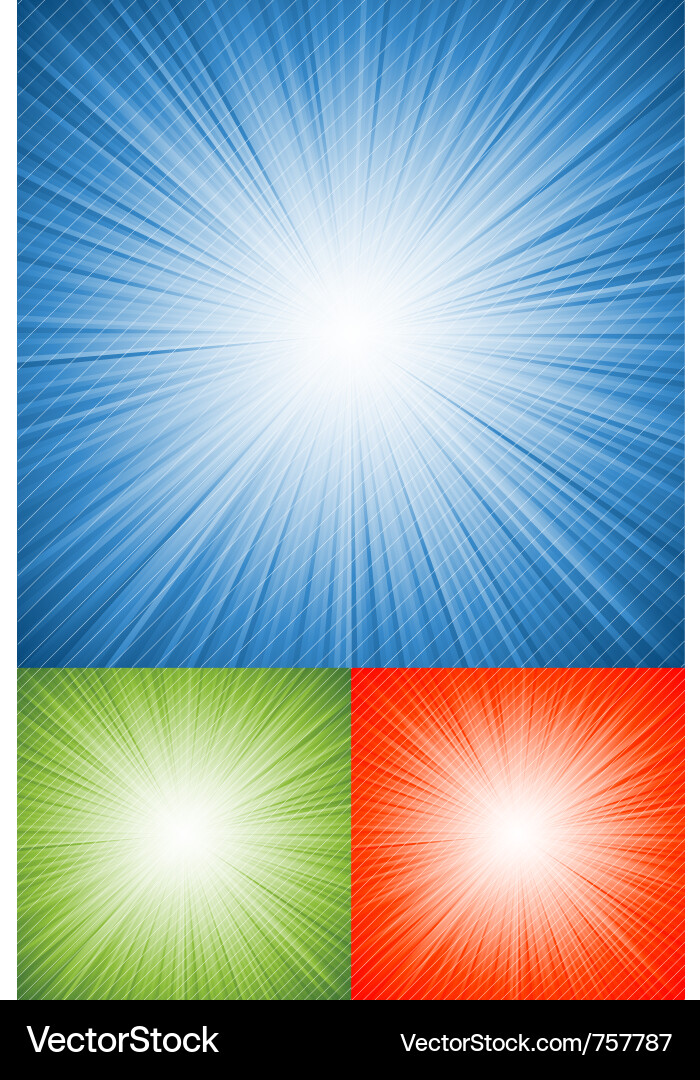 Retro Burst Blue Abstract Background Royalty Free Vector