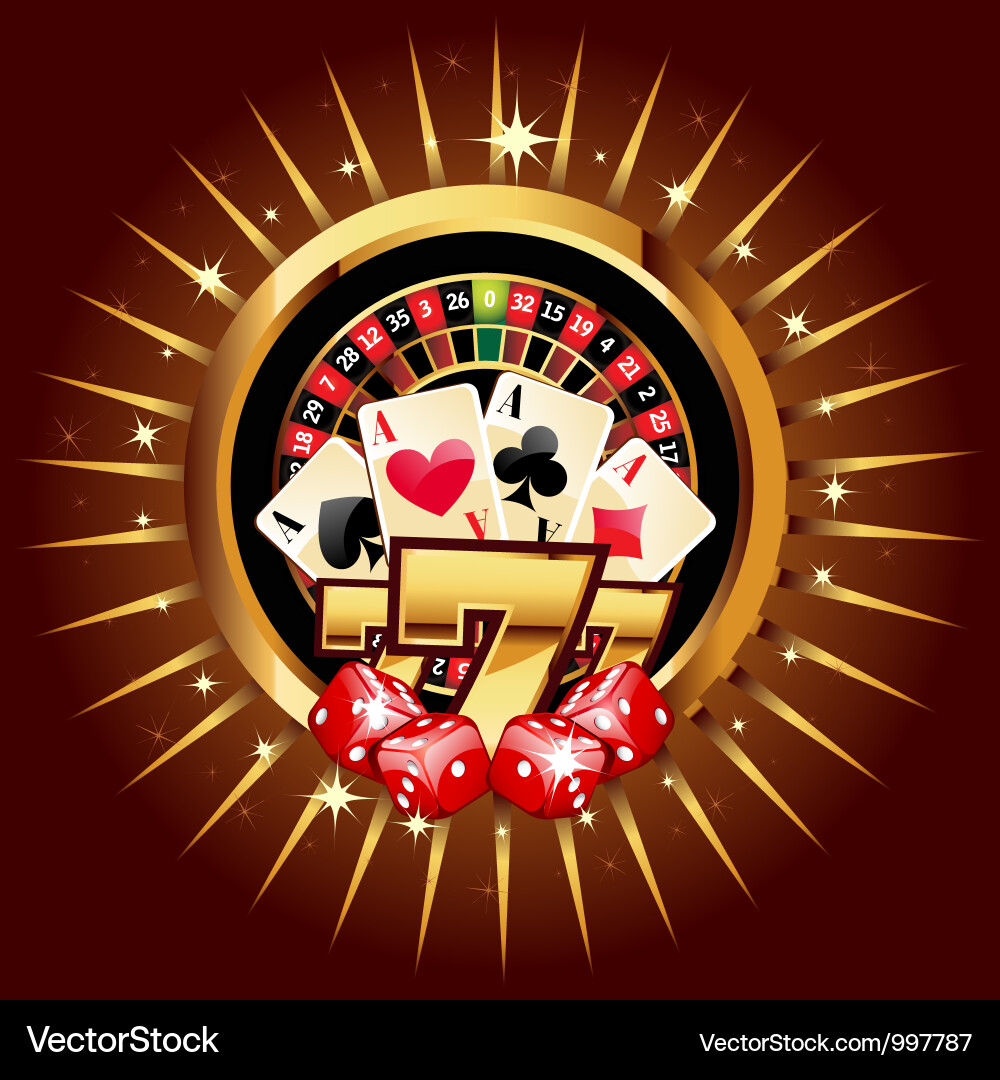 Roulette wheel Royalty Free Vector Image - VectorStock