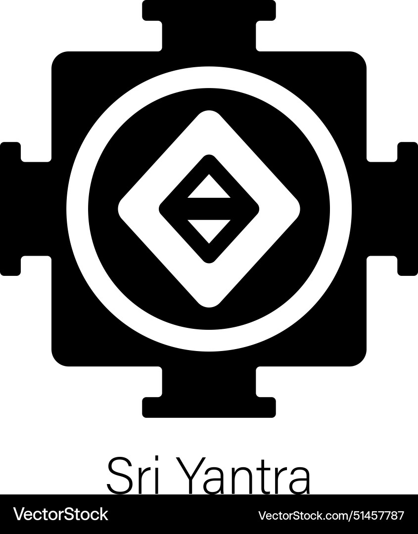 Sri yantra Royalty Free Vector Image - VectorStock