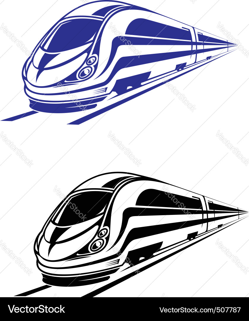 Train and Subway Symbols Royalty Free Vector Image