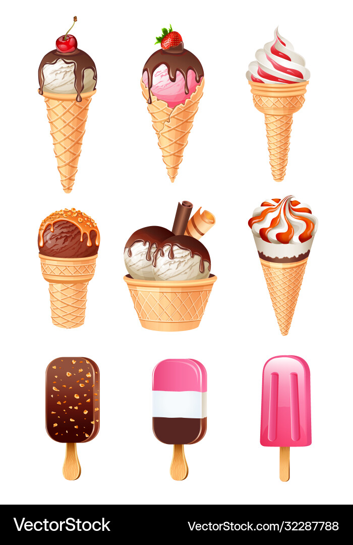 Icecream Royalty Free Vector Image - VectorStock